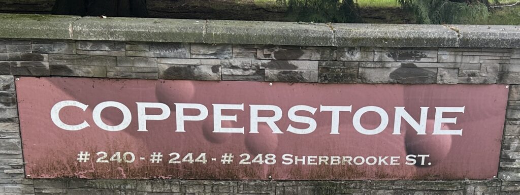 Copperstone signs spruced up – Copperstone Community